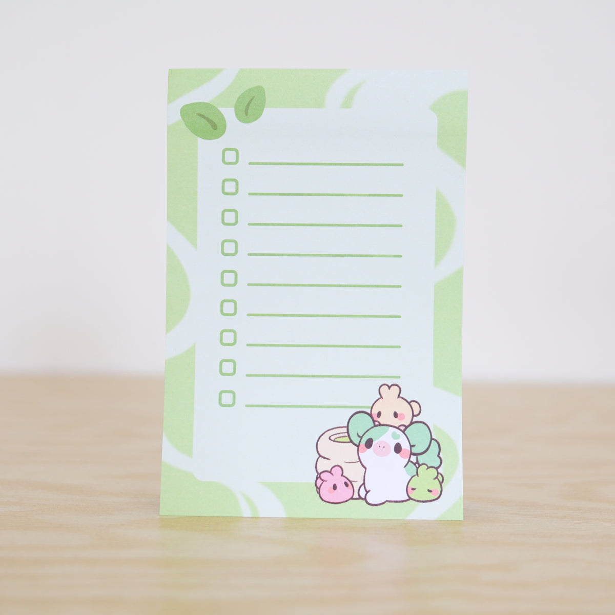Hoppy the Green Cow Notepad – Fuwuffle