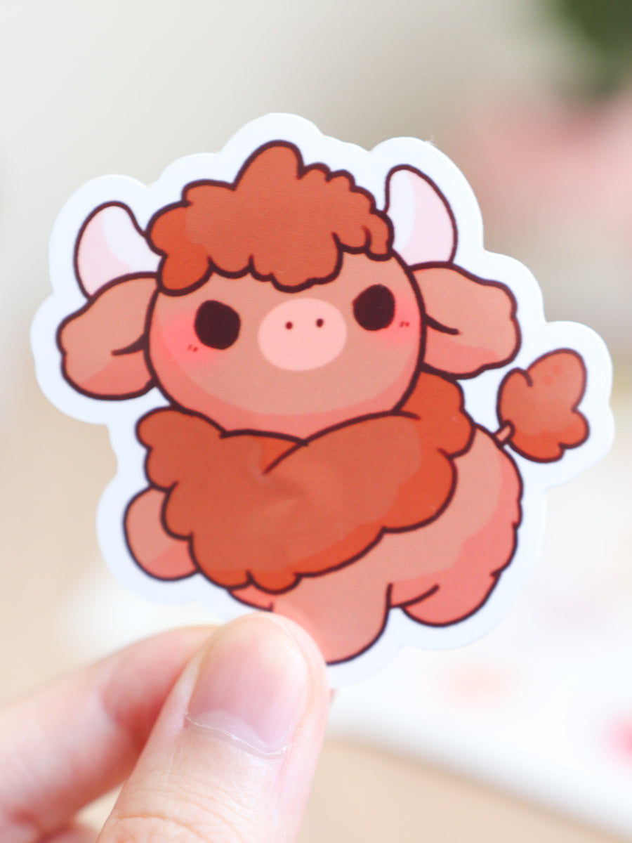 Buffamoo Vinyl Sticker – Fuwuffle